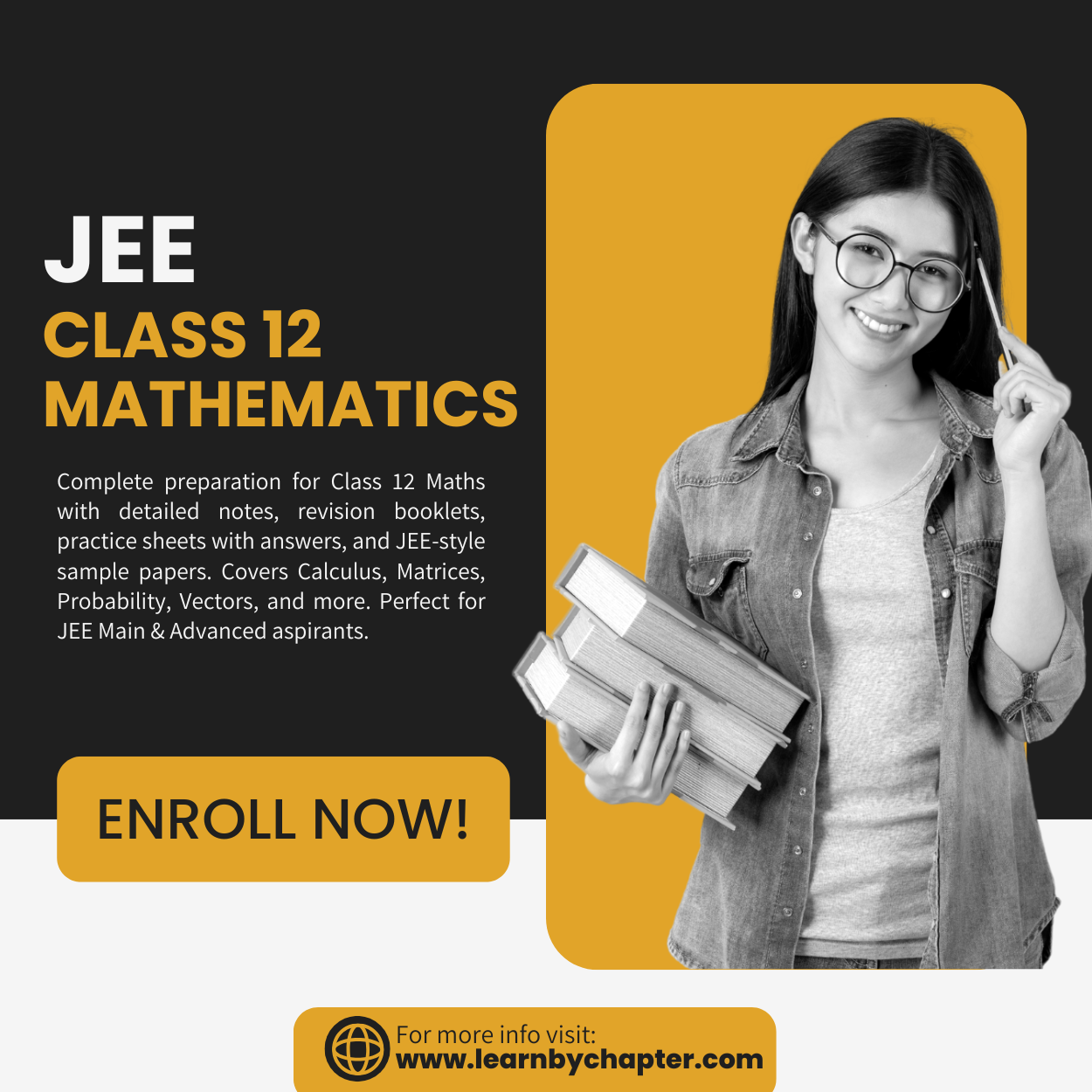 JEE Class 12 Mathematics – Learn by Chapter