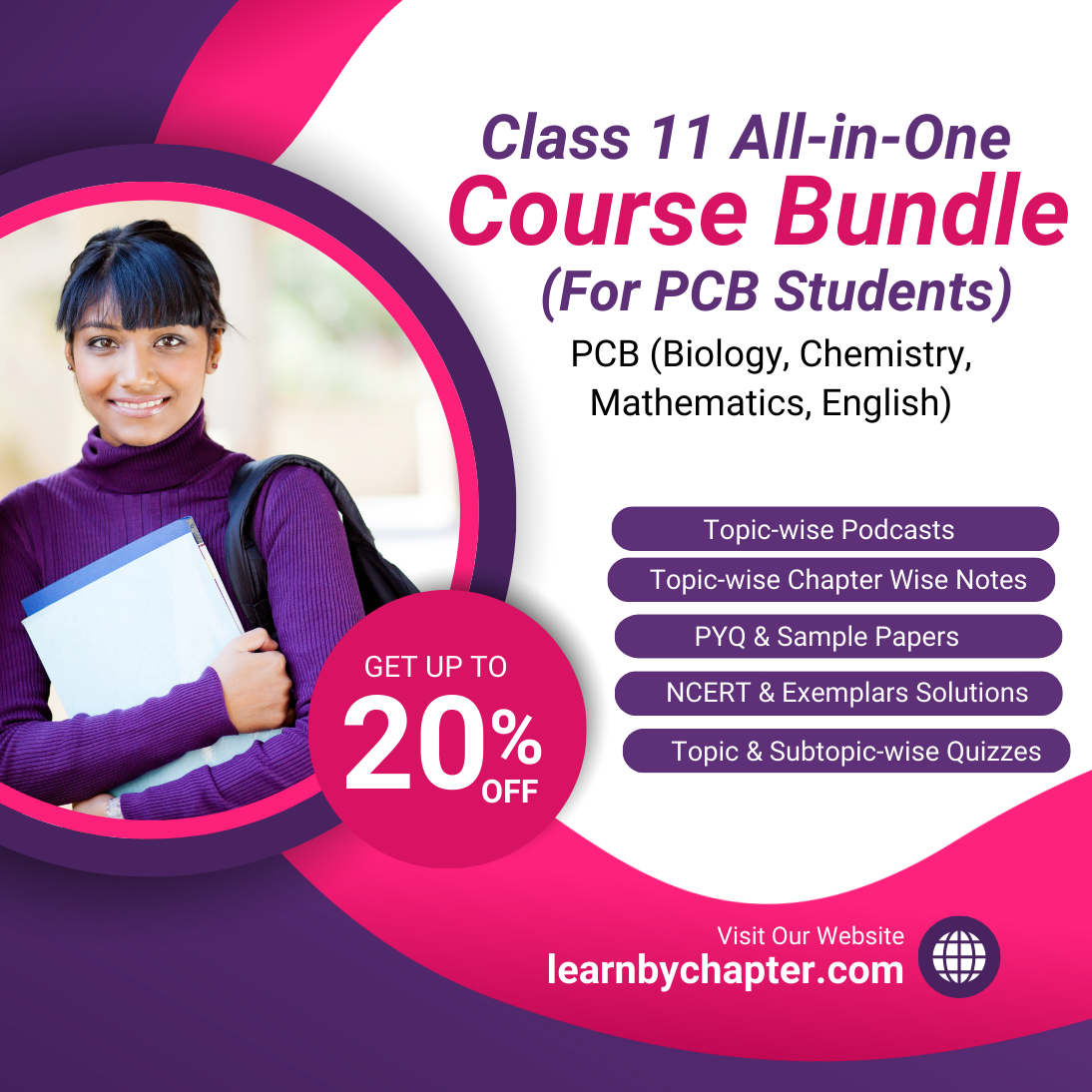 Class 11 All-in-One Science Stream Course Bundle (PCB Students) – Learn ...